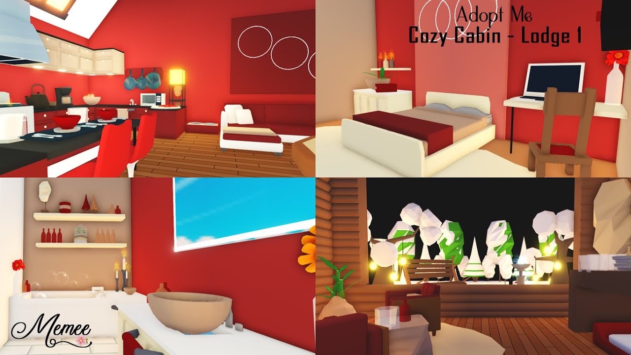 Cozy Cabin Lodge or Apartment 1 Speed Build Ice - Adopt Me Roblox ...