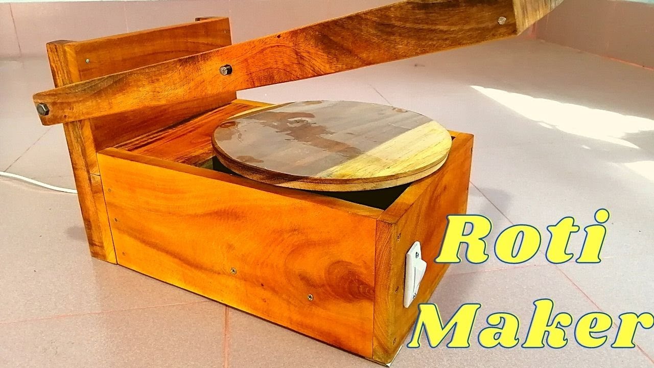 How to Make Easy Electric Roti Maker at home - YouTube