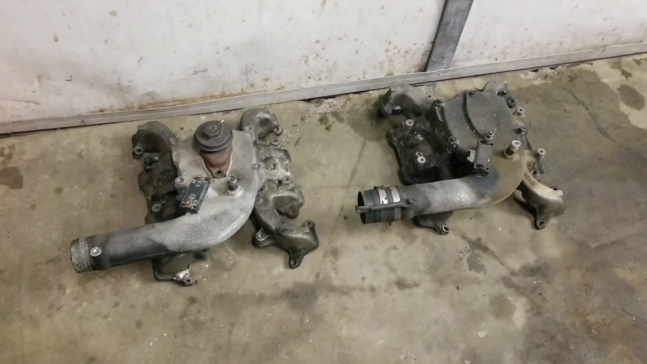 GM 6.5 L TURBO DIESEL INTAKE DIFFERENCE BETWEEN EGR AND NON-EGR - YouTube