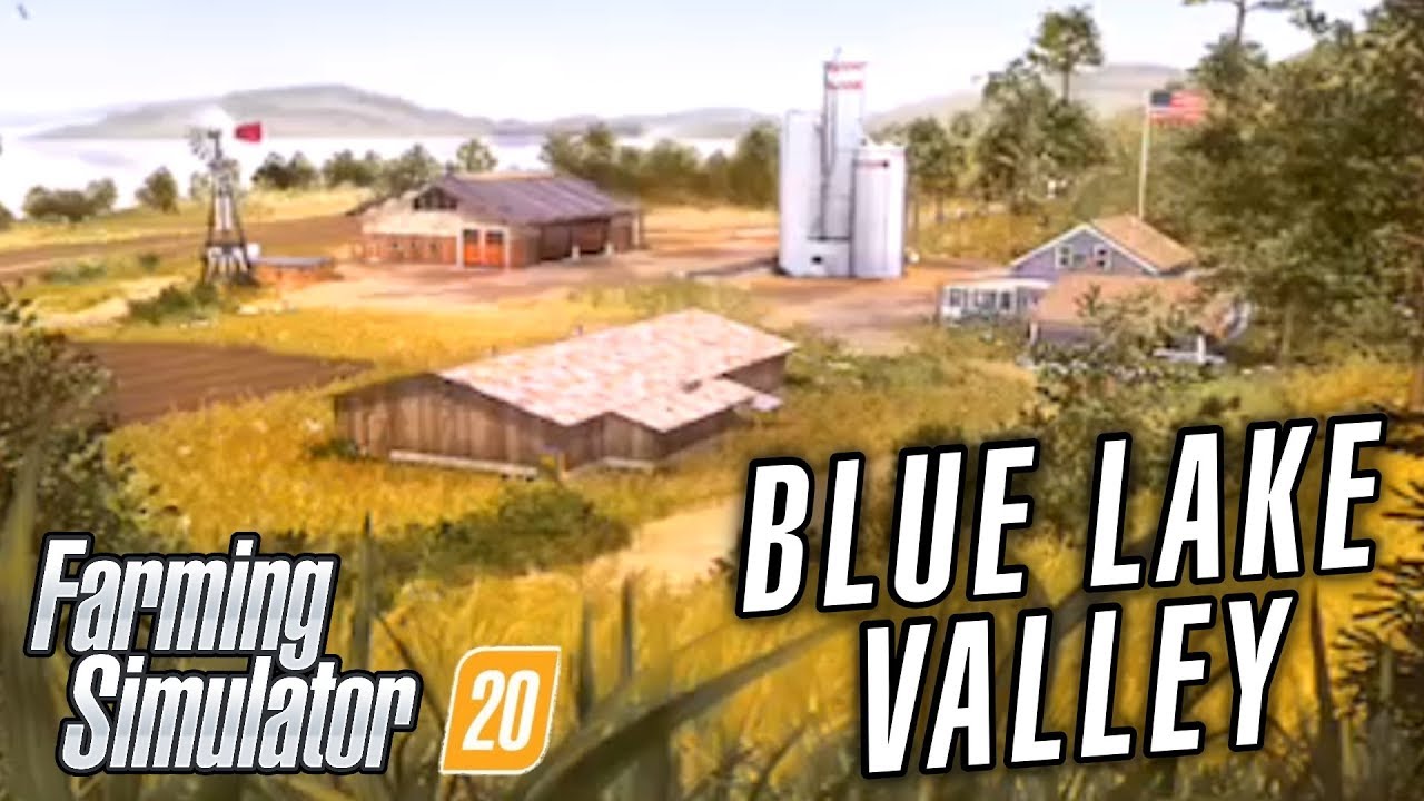 Farming Simulator 20 | Blue Lake Valley Map Tour Gameplay - YouTube