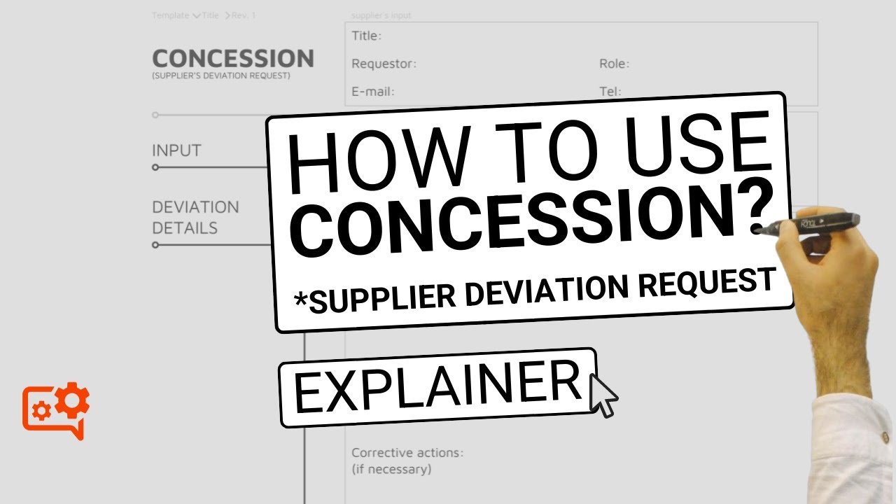 How to manage Supplier Deviation Request (Concession/Waiver) Step by Step I Explainer - YouTube