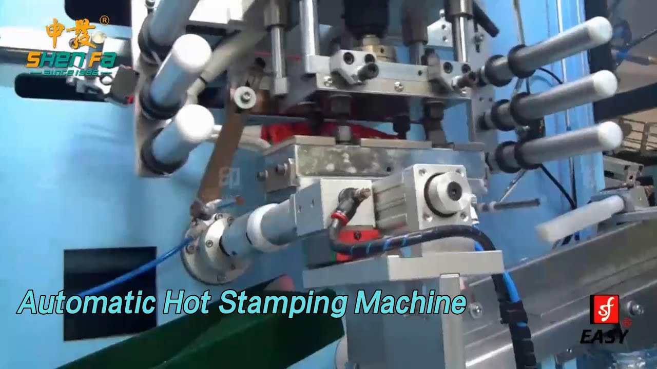 PLC Control Automatic Hot Stamping Machine 60pcs/min For Wine Cap - YouTube