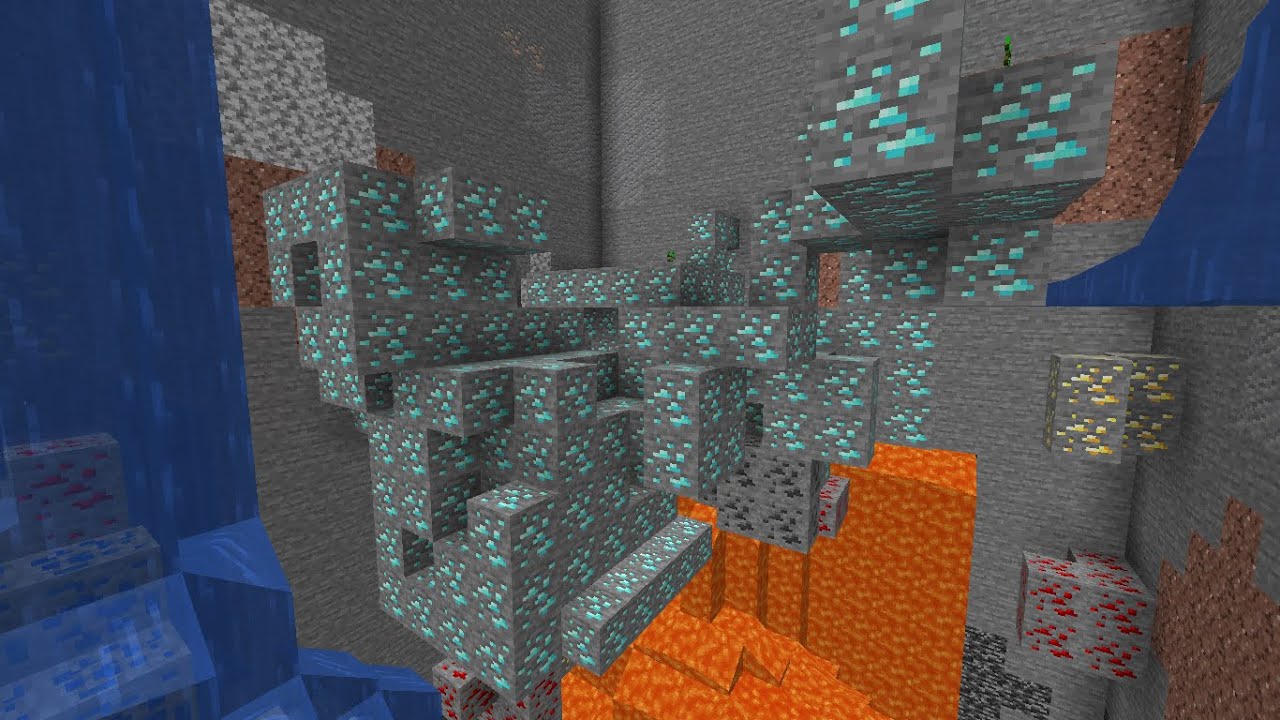 COMO TENER DIAMANTES INFINITOS EN MINECRAFT | Large Ore Deposits Mod 1. ...