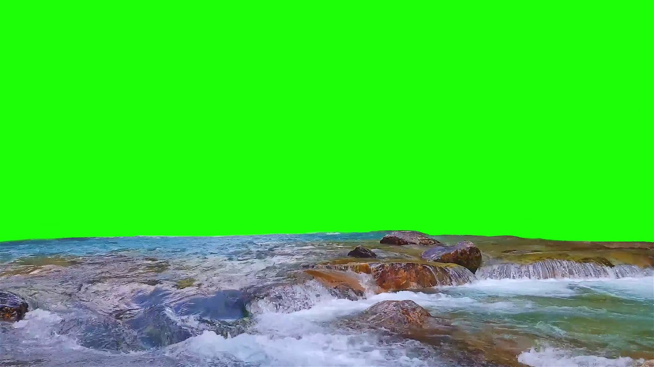 River / Rapids - Green Screen [FREE USE] - YouTube