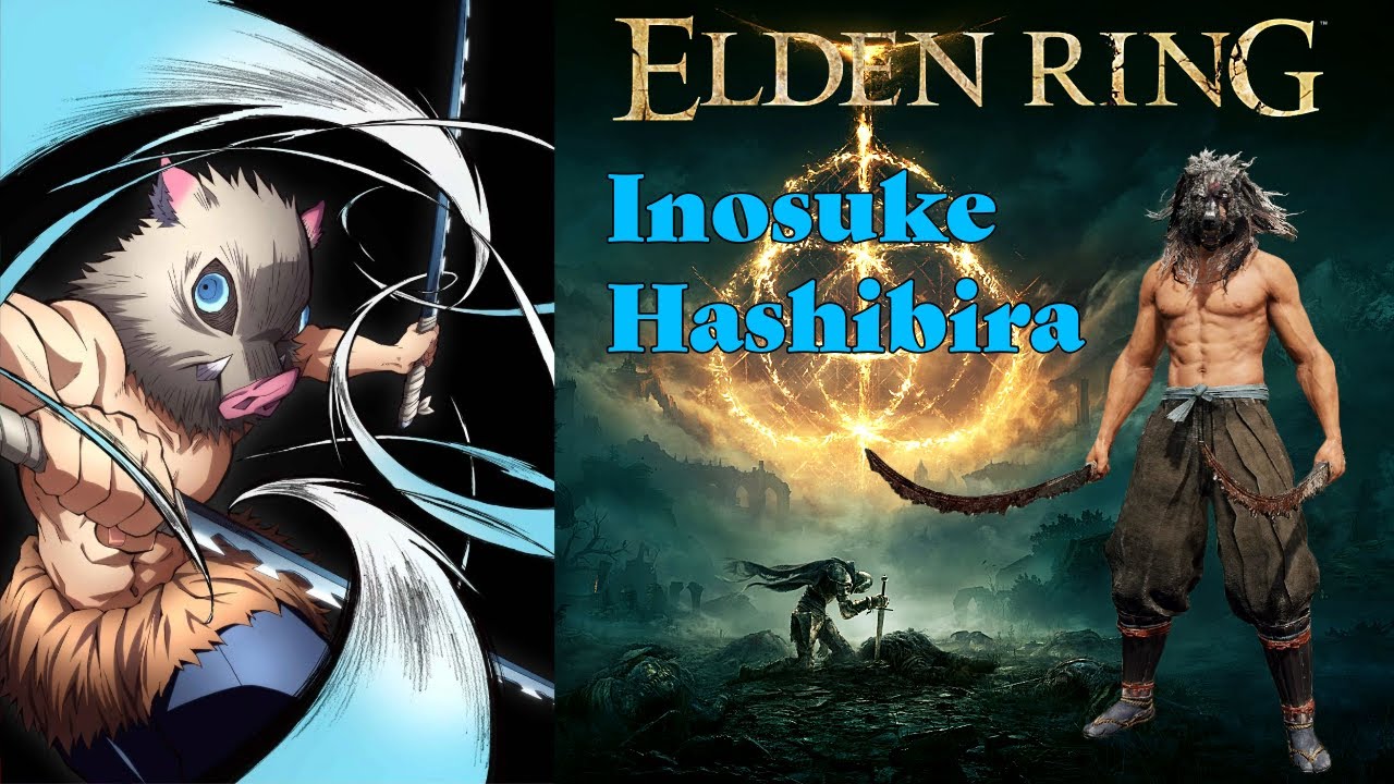 Beating Elden Ring as Inosuke Hashibira from Demon Slayer - YouTube