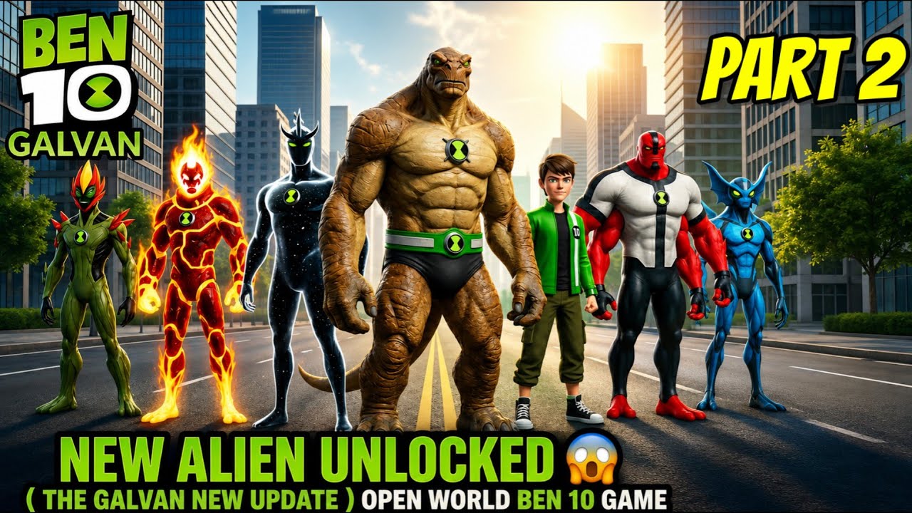 This Ben 10 Galvan Game Is INSANE 🔥 Ultimate Alien Powers - YouTube