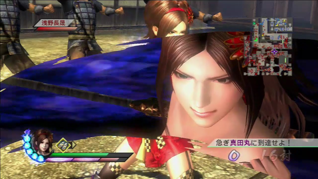 Samurai warriors 3Z]Kaihime_Osaka Campaign - YouTube