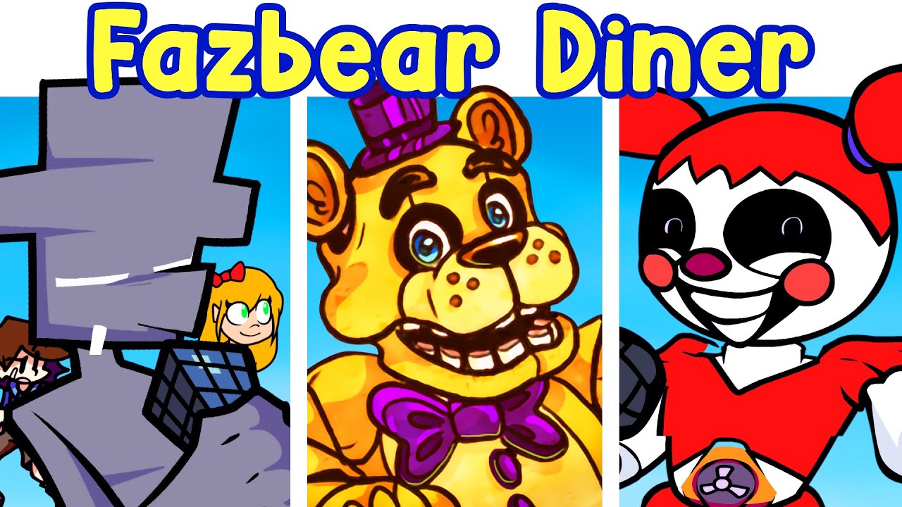 Friday Night Funkin': VS Circus Baby, Henry in Fazbear Diner [Funkin ...