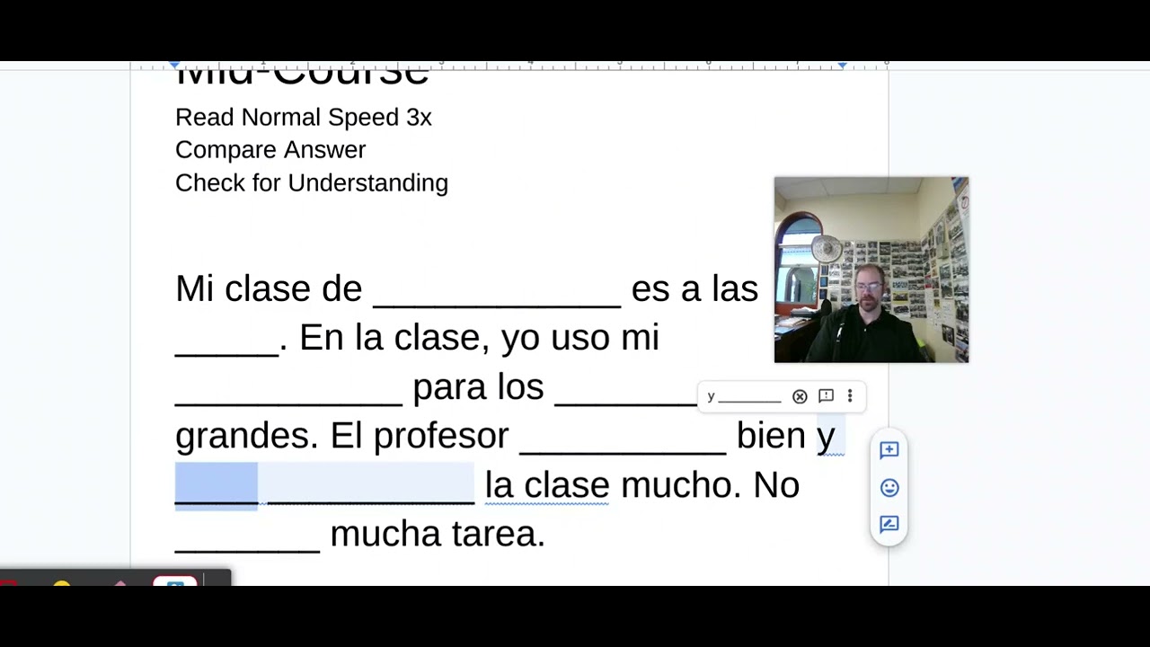Spanish Practice: Dictation 2 - Level 1 - YouTube