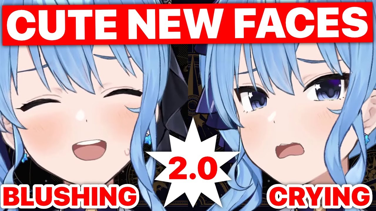 Suisei's New 2.0 Crying Face Is Too Powerful (Hoshimachi Suisei ...