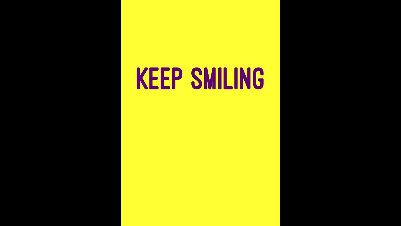 Keep on smiling - CLA - YouTube
