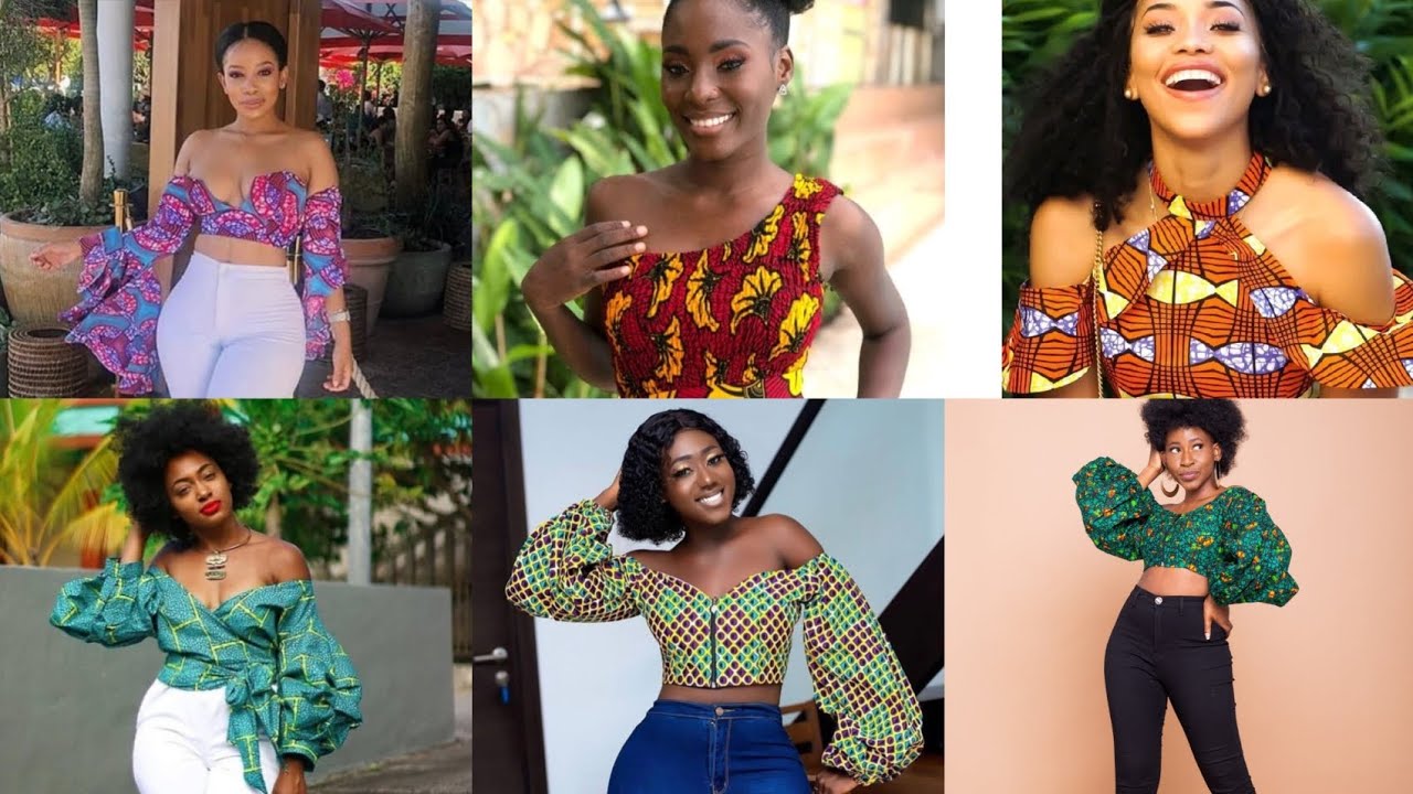 💯Trendy and Stylish Ankara Crop Top styles and ideas compilation ...