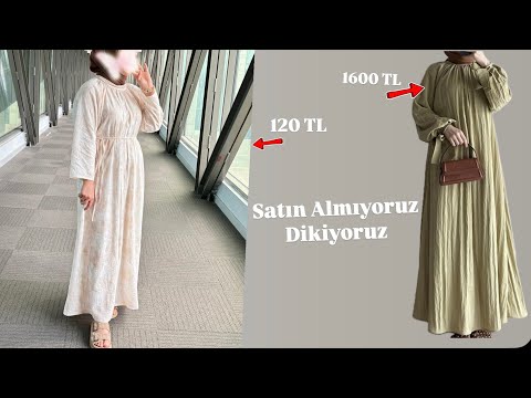 Almıyoruz Dikiyoruz (reglan model büzgülü elbise)
