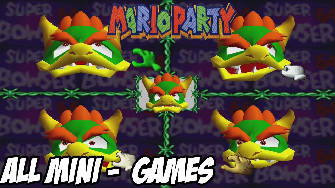 Mario Party - All Minigames [ HD ] - YouTube