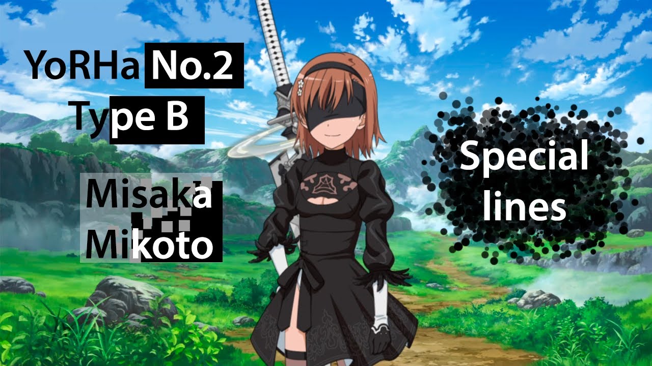 Imaginary Fest English: 2B-Misaka Mikoto lines - YouTube