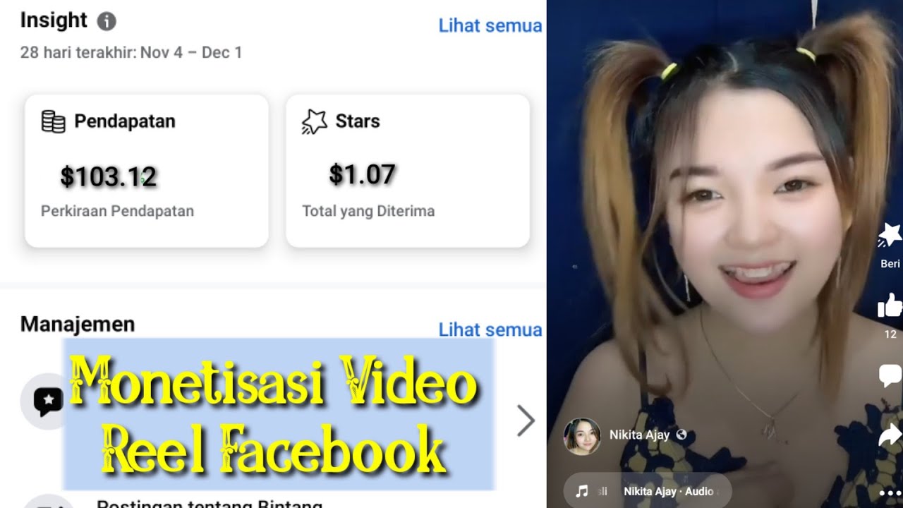 Cara Monetisasi Video Reel Di Facebook - YouTube