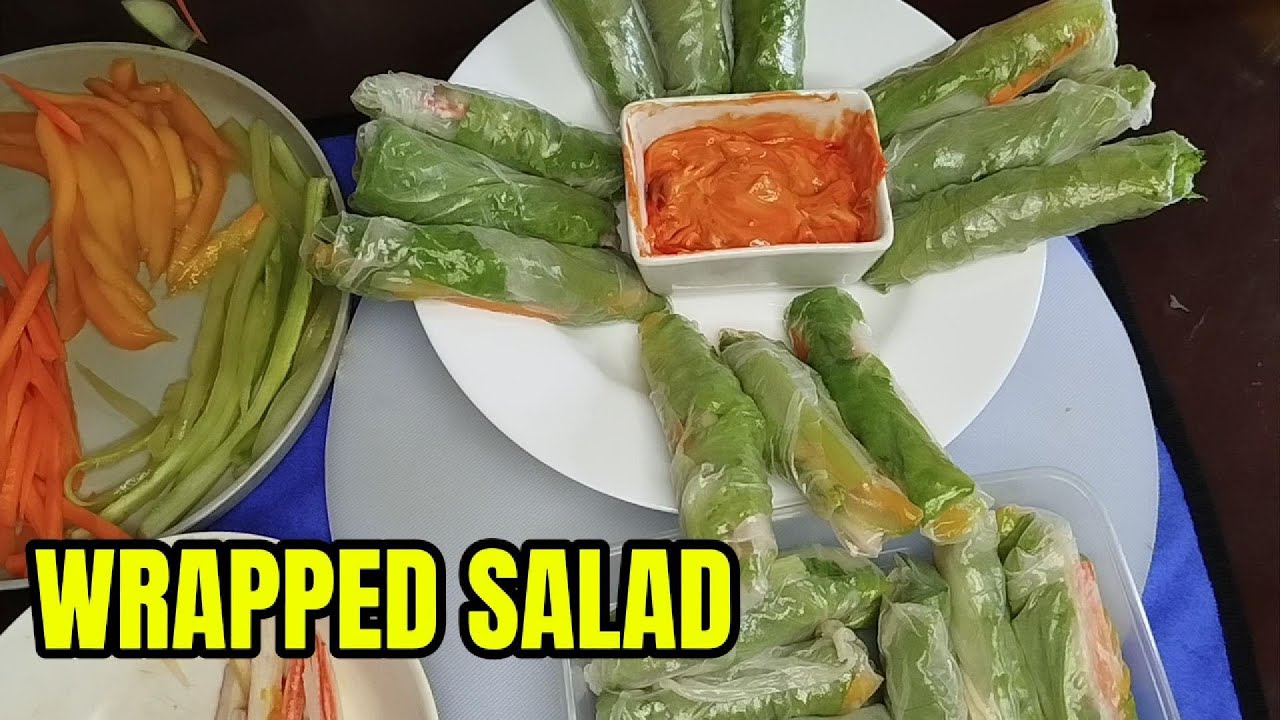 WRAPPED SALAD - EASY RECIPE - YouTube