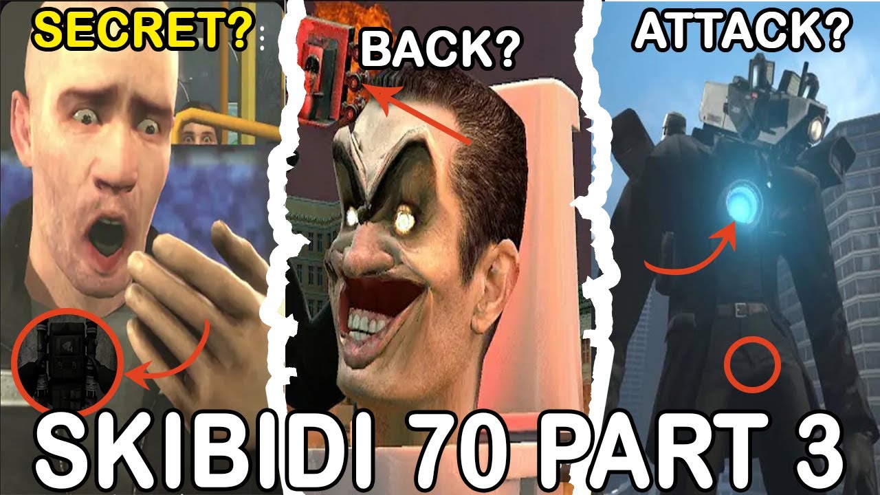 SKIBIDI TOILET 70 PART 3?! Episode 70 part 3 skibidi toilet ALL EASTER ...
