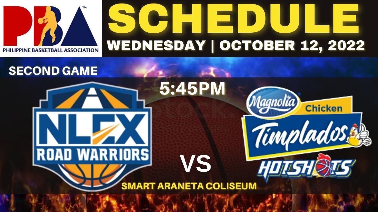 PBA Game Schedule Today October 12, 2022 | PBA Commissioner's Cup 2022 ...