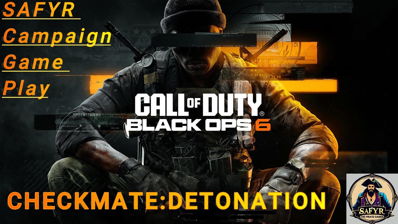 Call of Duty Black OPS 6 Campaign(CHECKMATE;DETONATION) - YouTube