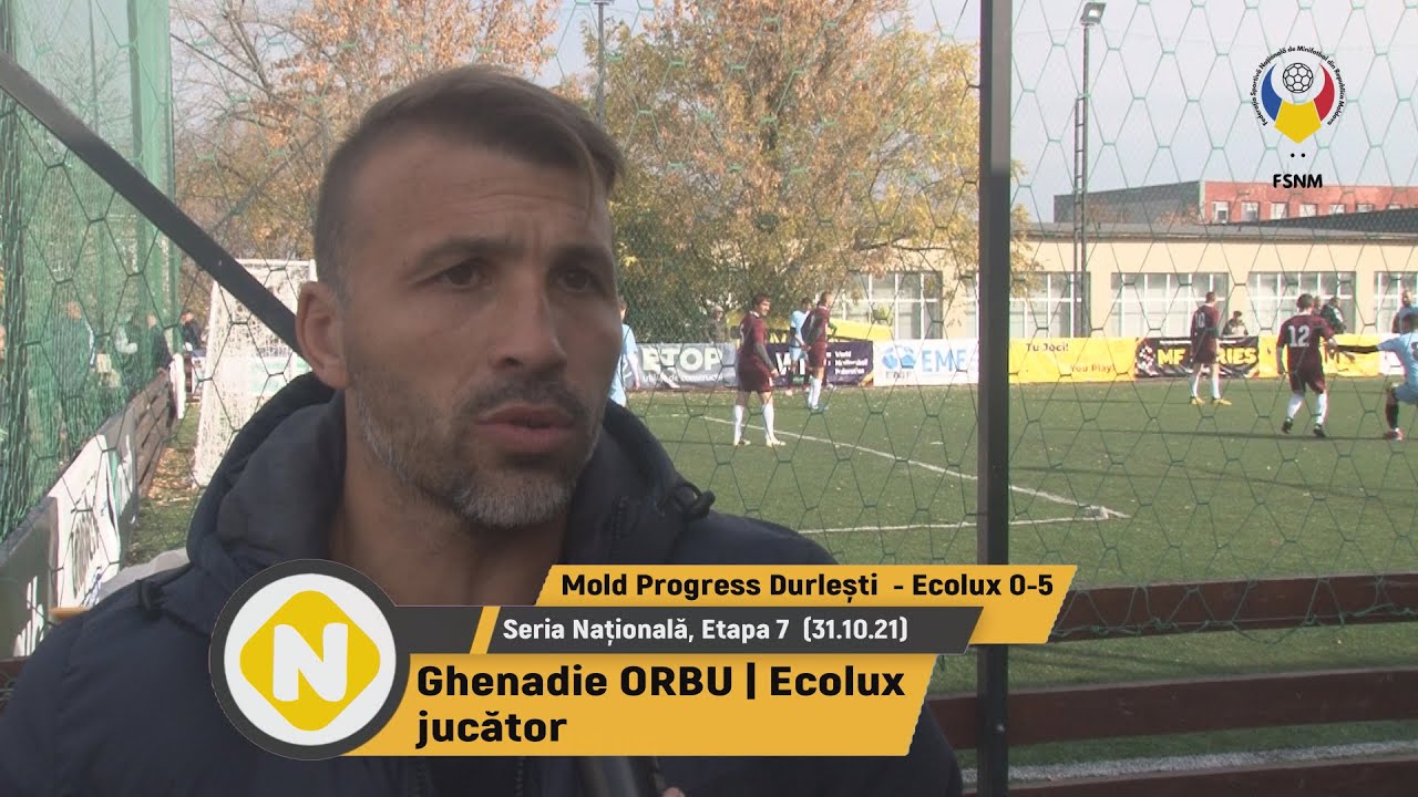 (Interviu) Ghenadie ORBU, jucător Ecolux (31.10.21) Seria Națională ...