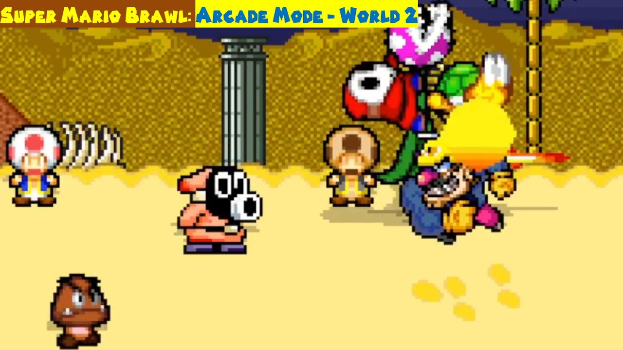 Super Mario Brawl: Part 10 - Arcade Mode: World 2 - YouTube