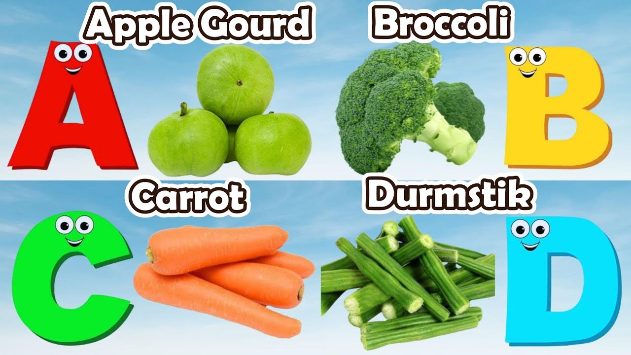 Vegetables ABC Song | Vegetables Alphabet Song | Phonics for Kids ...