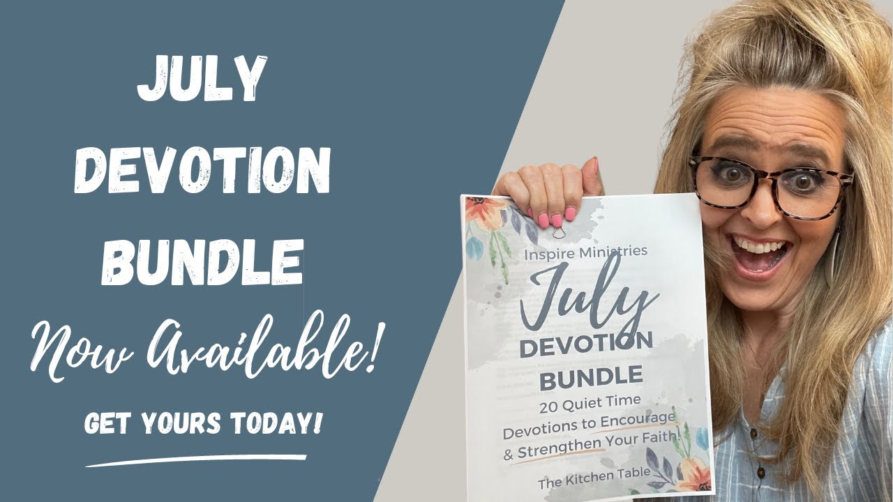 July Devotion Bundle Available For Purchase! - YouTube