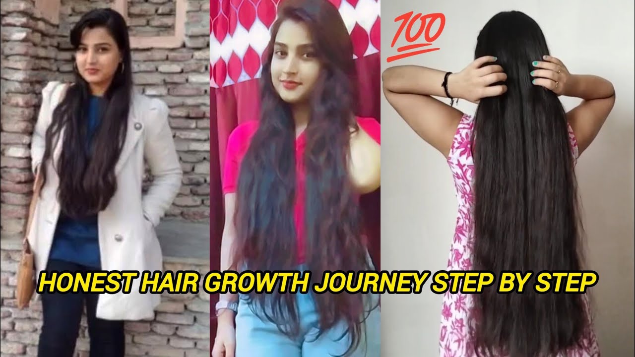 Honest Hair growth journey Step by Step 💯 - YouTube