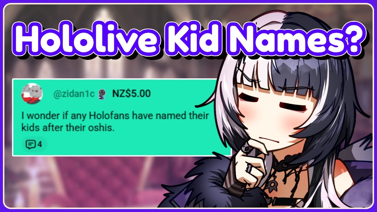 Shiori Discusses What Hololive Mems Name Would Work As Kid Names ...