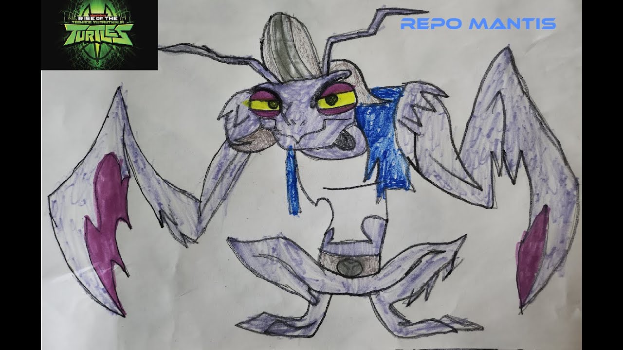 summer designs how to draw repo mantis - YouTube