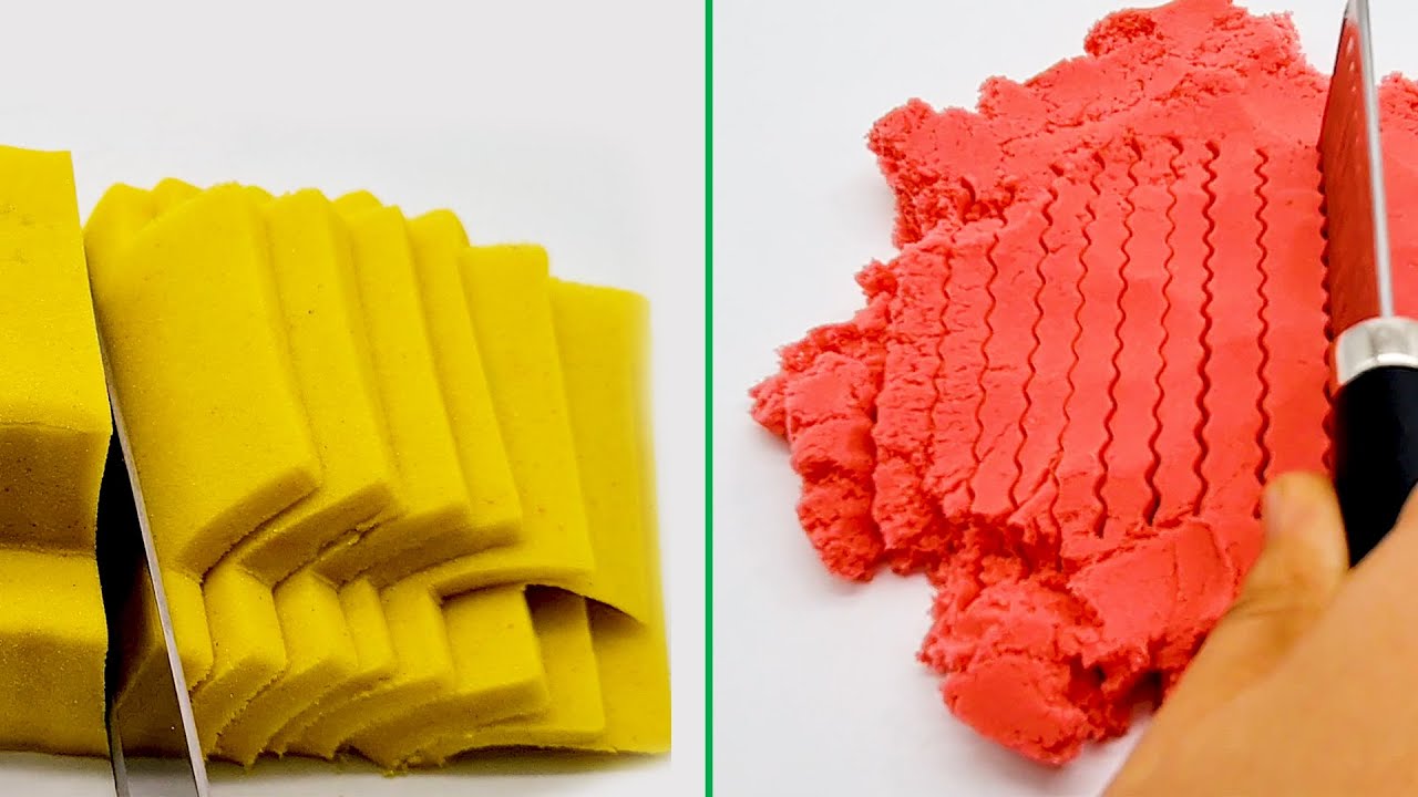 Relaxing Sand Cutting Sound ASMR Satisfying Video #35 - YouTube