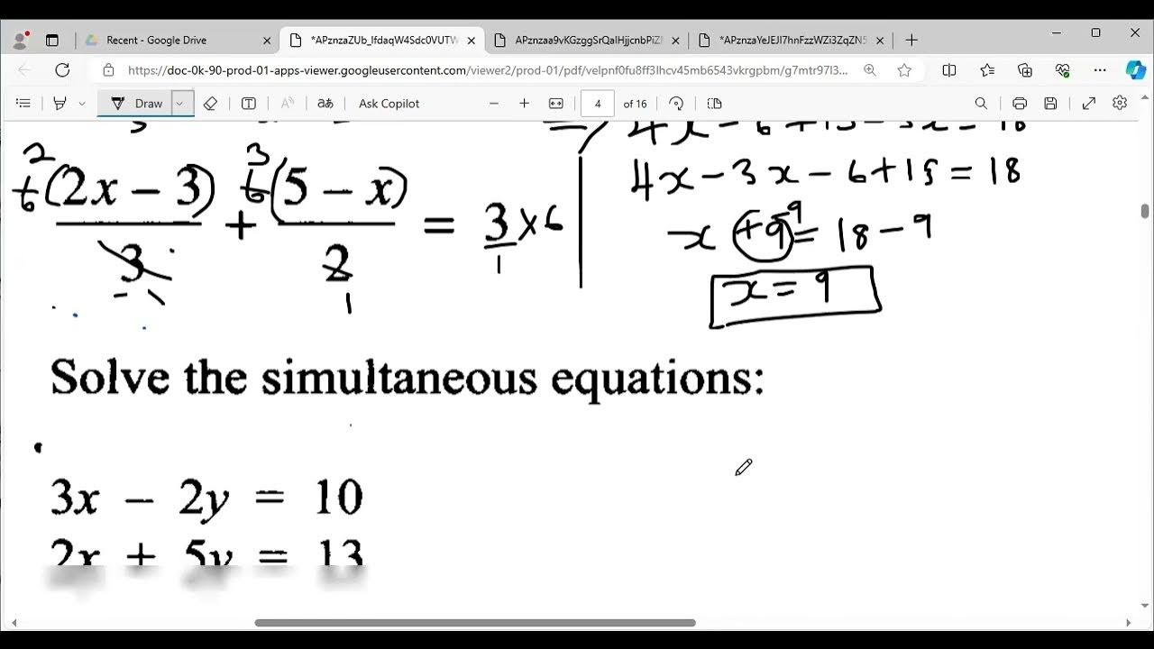 CXC MATH PAST PAPER PAPER 2 SERIES - YouTube