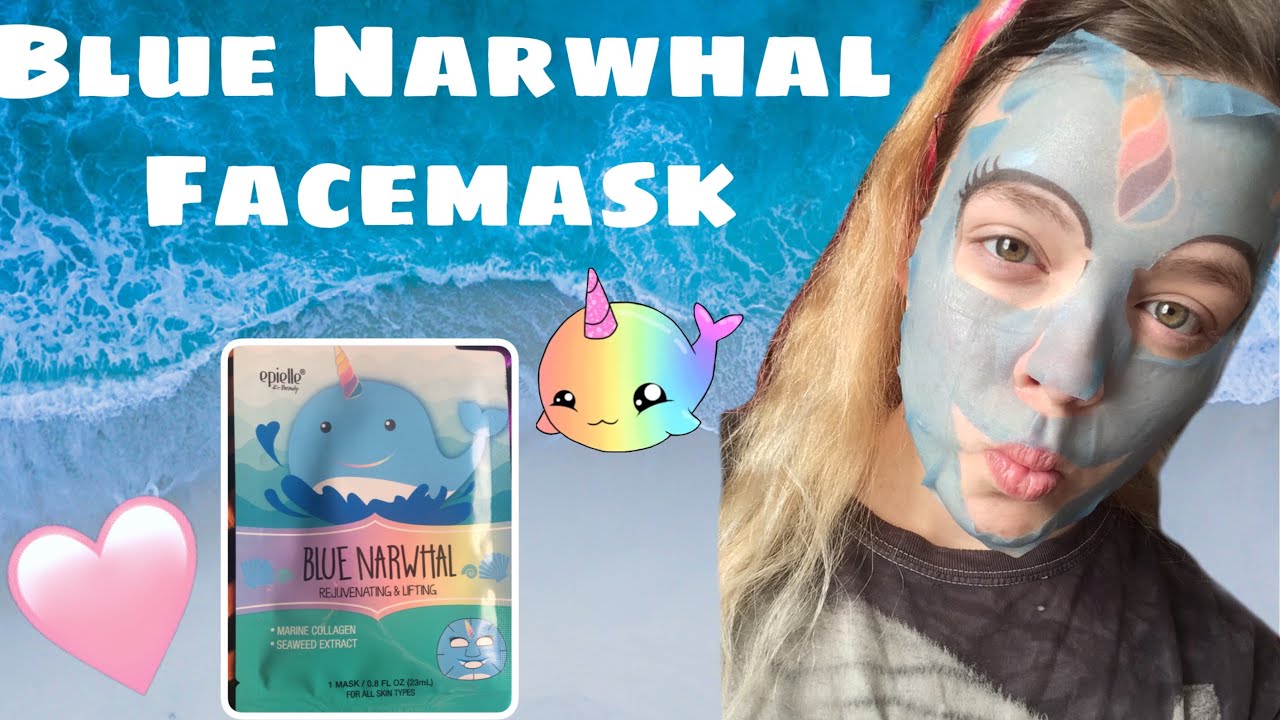 Blue Narwhal 🐳🦄 Facemask Friday - YouTube