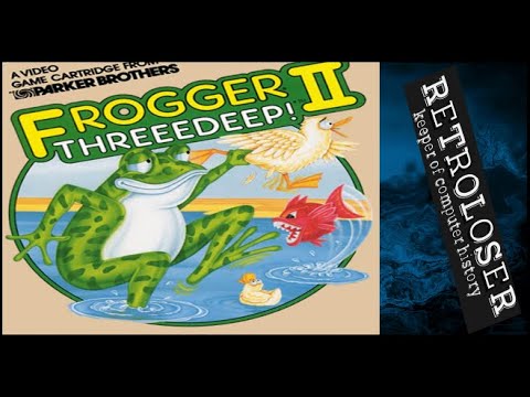 Frogger 2 The Three Deep, coleco colecovision, 4k - YouTube