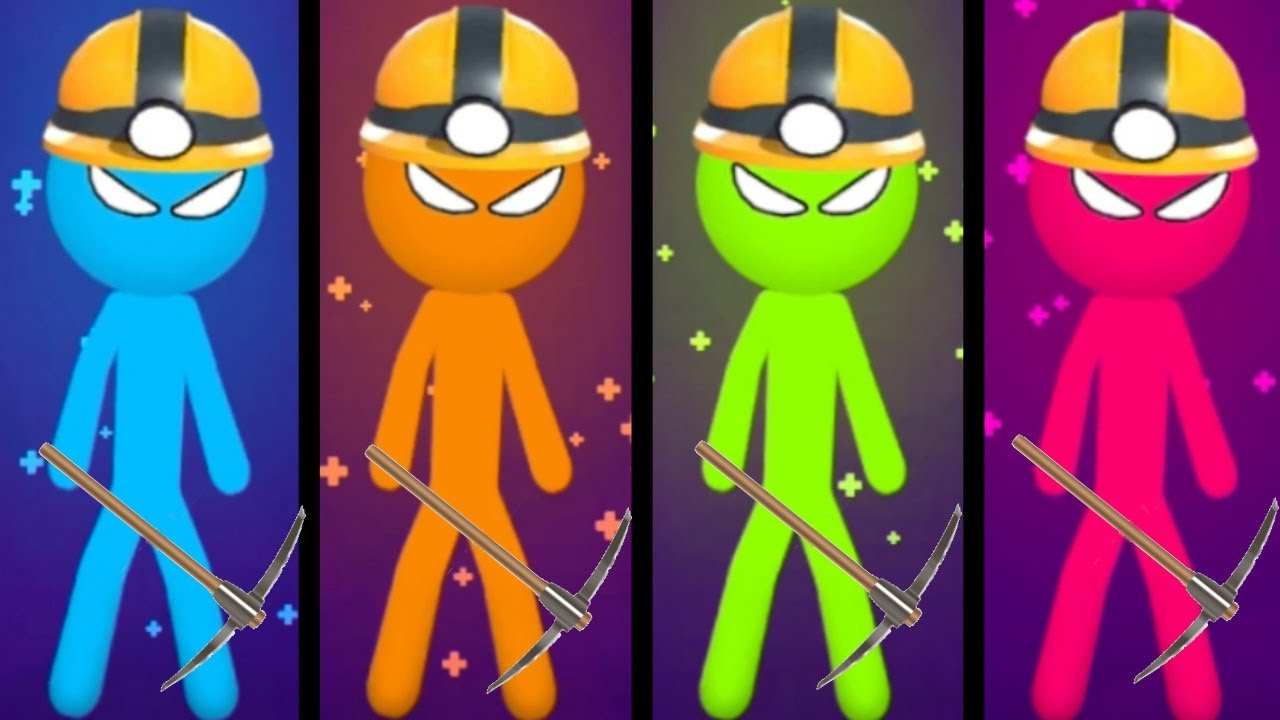 Stickman Party MINIGAMES Tournament 2021 Gameplay 4 Players ( android ...