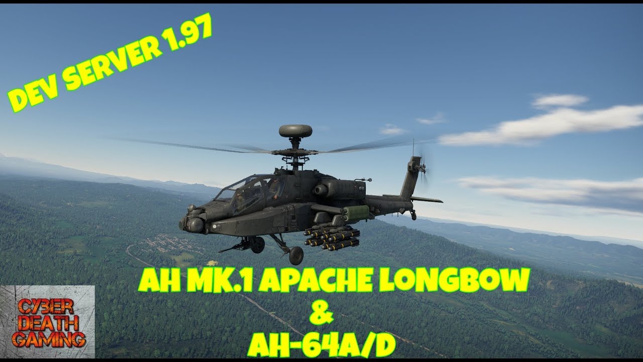 War Thunder: Dev Server 1.97 - The AH Mk.1 Apache longbow - YouTube
