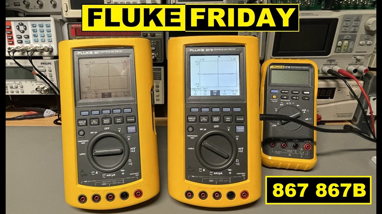TA-0352: Fluke Friday (E18) Fluke 867 867B - Graphical Multimeter - YouTube
