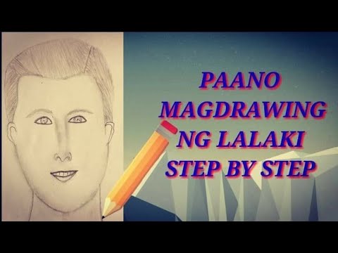 Paano mag drawing ng lalaki step by step - YouTube