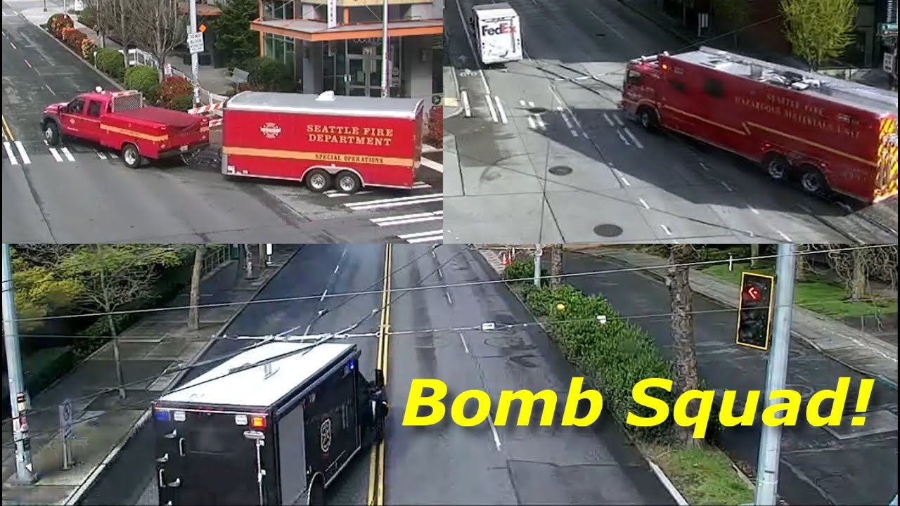 [Traffic Cam] Large police and fire response to explosion in downtown ...