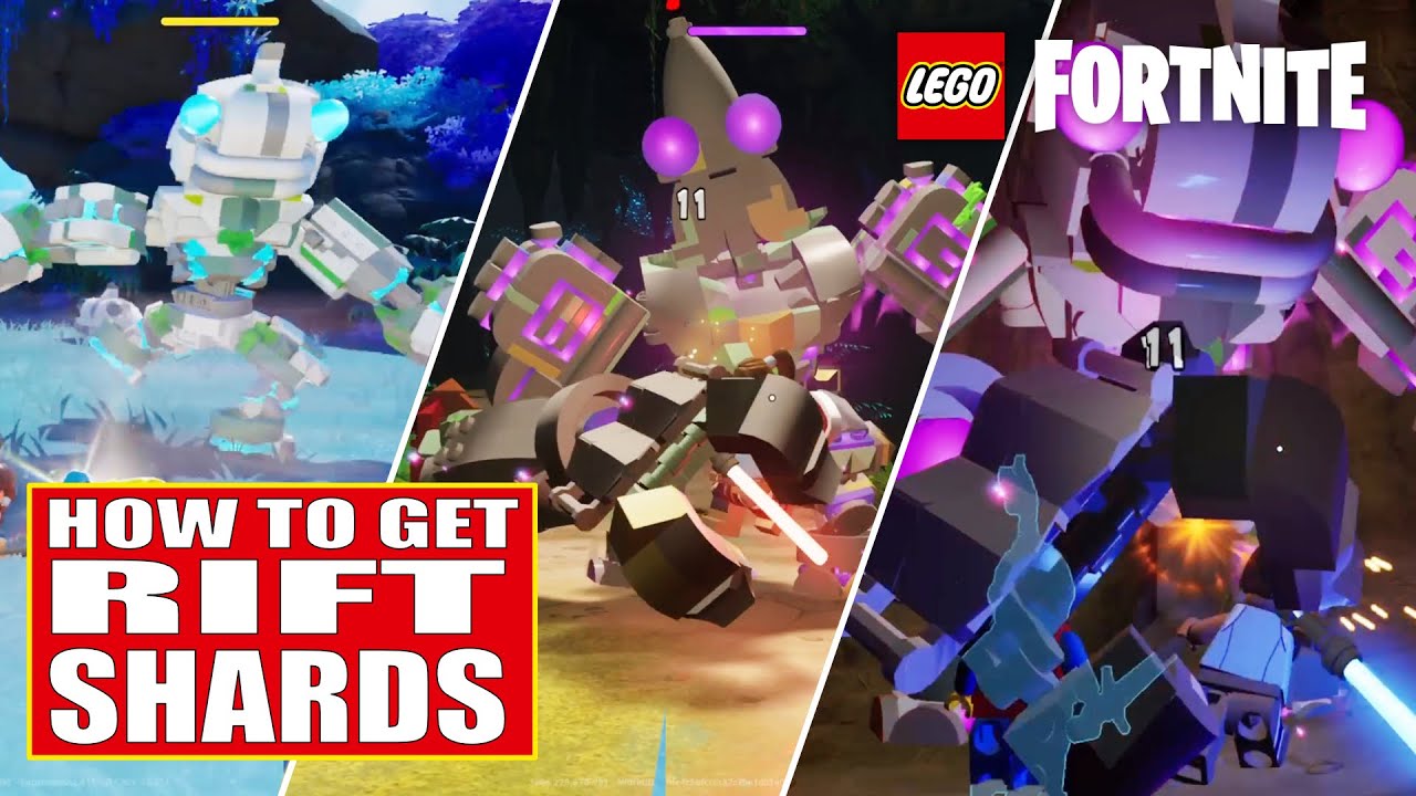 LEGO Fortnite - How to get Rift Shards and defeat Golems - YouTube