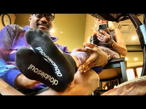 Sole Life | Candid Feet Massager | Give A Stranger A Public Foot Massage | Yoga Mature Feet | Part 2
