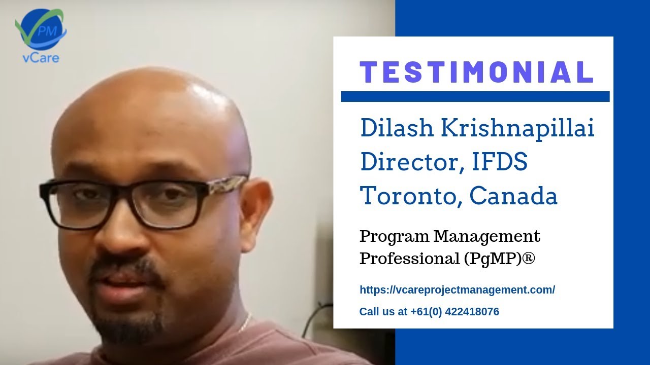 Dilash Krishnapillai | PMI-PgMP | Director | IFDS | Toronto | Canada ...