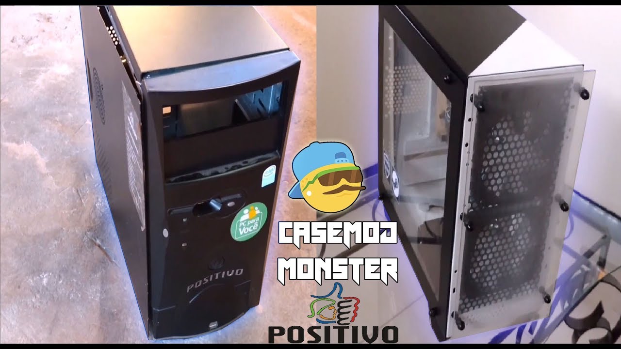 casemod MONSTER [modding COMENTADO PASSO A PASSO] - YouTube