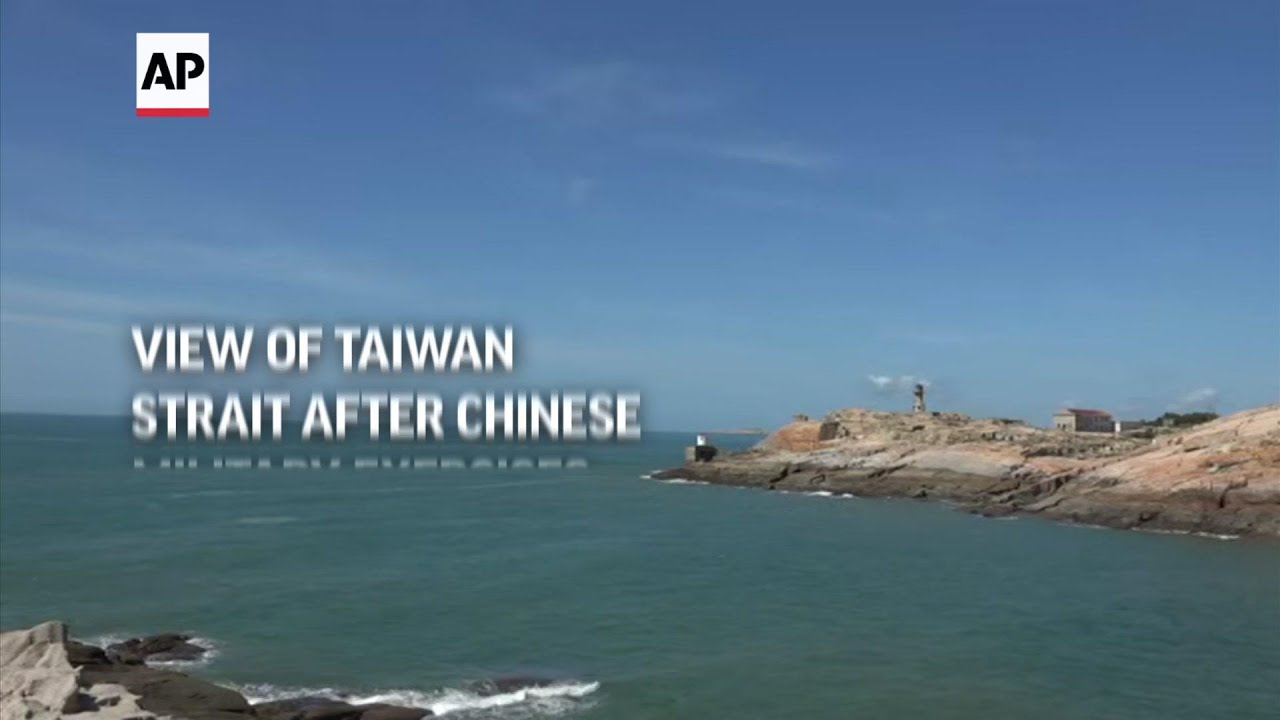 View of Taiwan strait after Chinese military exercises - YouTube