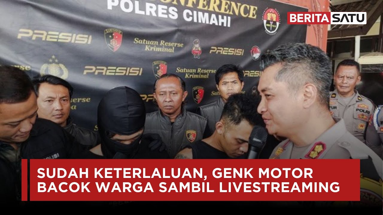 Sudah Keterlaluan, Genk Motor Bacok Warga Sambil Livestreaming di ...