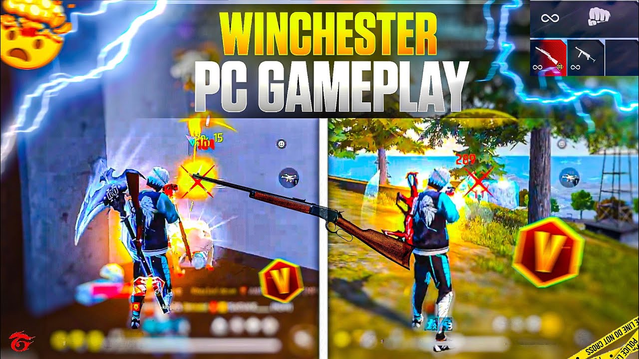 “INSANE WINCHESTER PC GAMEPLAY 🔥 One-Shot Kills | Free Fire Headshot ...