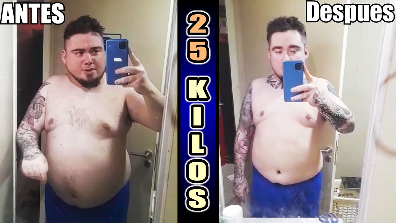 BAJÉ 25 KILOS (EN MUY POCO TIEMPO) · Antes y Despues · "Mi Secreto ...