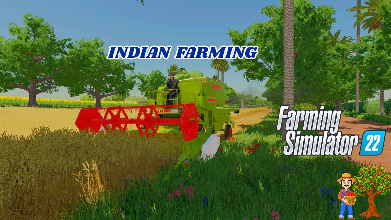 Indian farming series || farming Simulator 22 || new India map || #fs22 ...