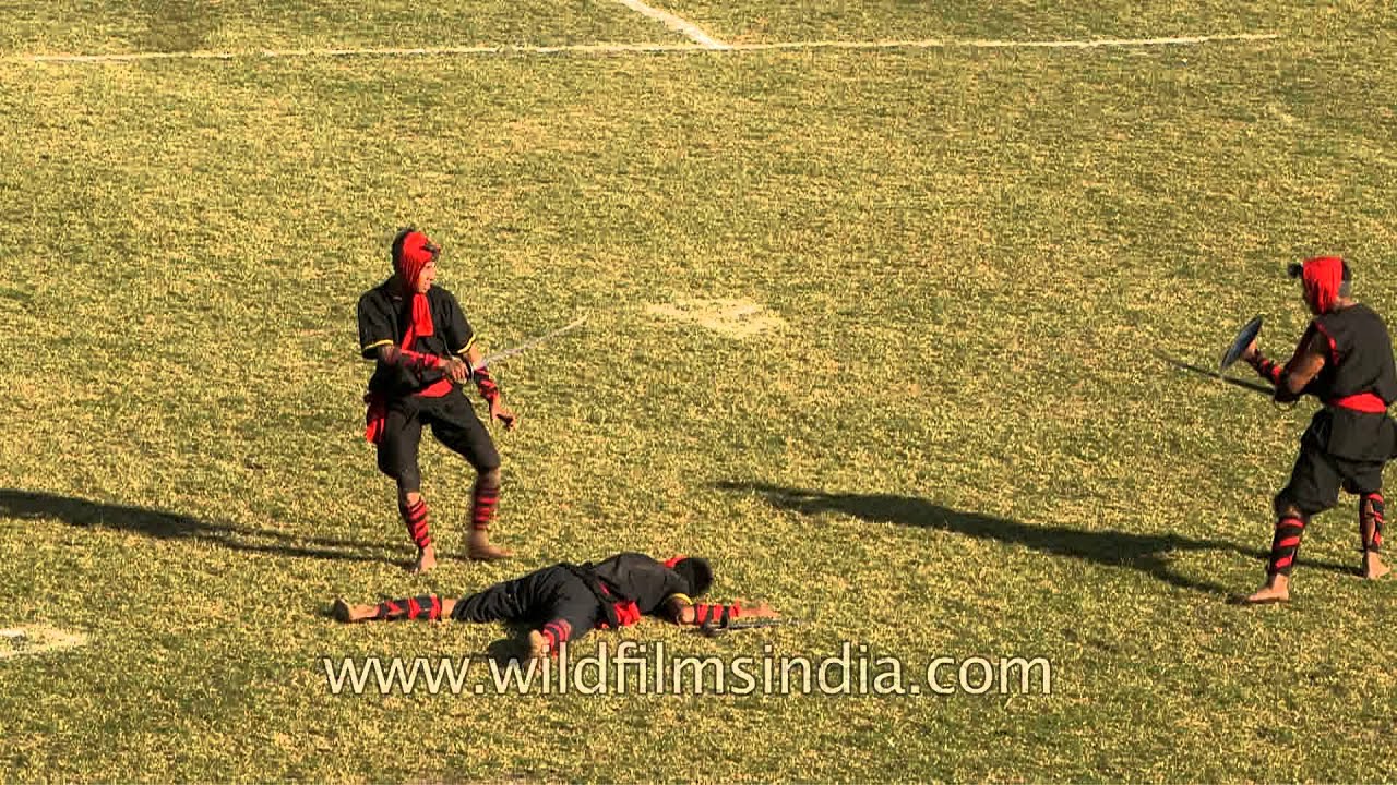 Thang-Ta,indigenous Martial Art form of Manipur - YouTube